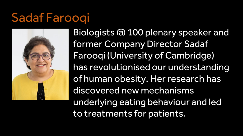 100 biologists - The Company of Biologists