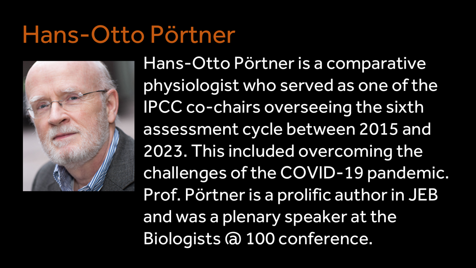 100 biologists - The Company of Biologists